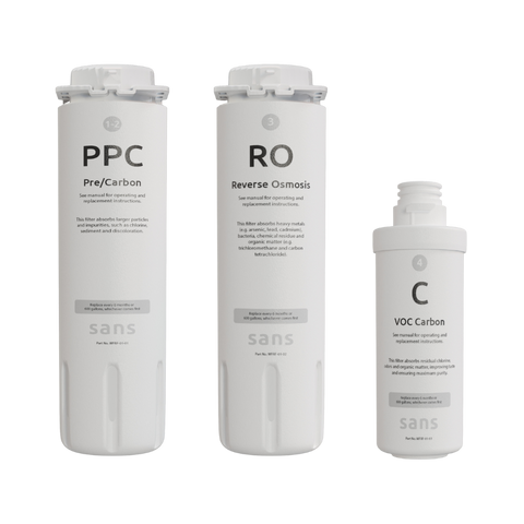 Sans Water Purifier Replacement Filter Bundle